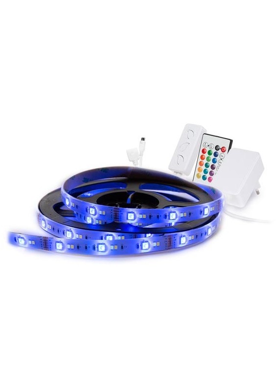 KIT RUBAN LED SMART WIFI RGB/BLANC FROID/BLANC CHAUD - 450 LED - 12V - 5m