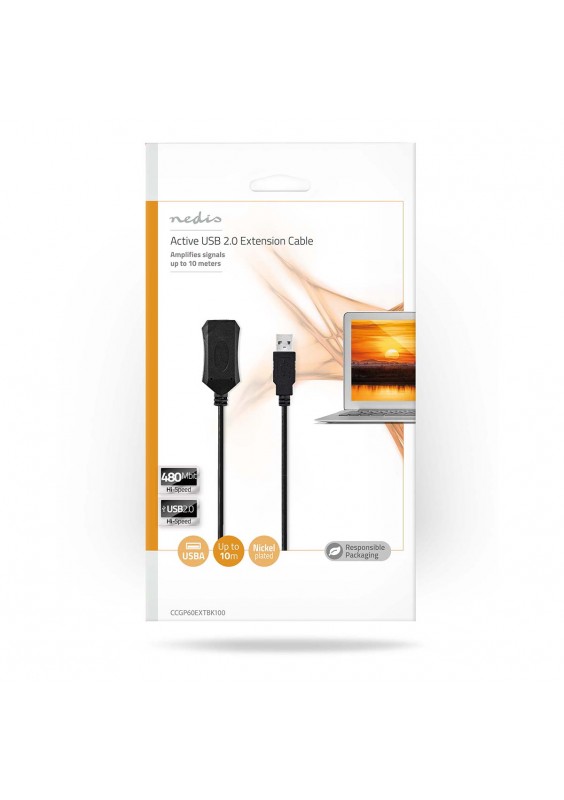 RALLONGE USB A MÂLE / USB A FEMELLE - 10m