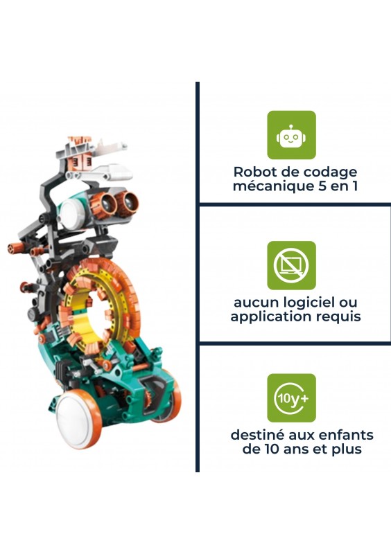 ROBOT DE CODAGE MÉCANIQUE 5 en 1