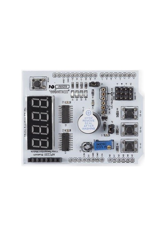CARTE D'EXTENSION MULTIFONCTIONS POUR ARDUINO® - WPSH209
