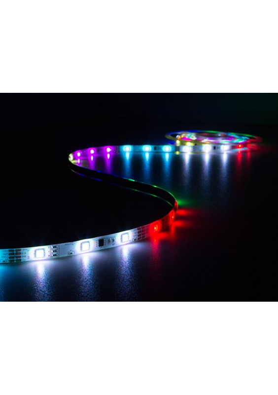 KIT RUBAN LED NUMÉRIQUE RGB AVEC CONTRÔLEUR ET ALIMENTATION - RVB - 150 ...